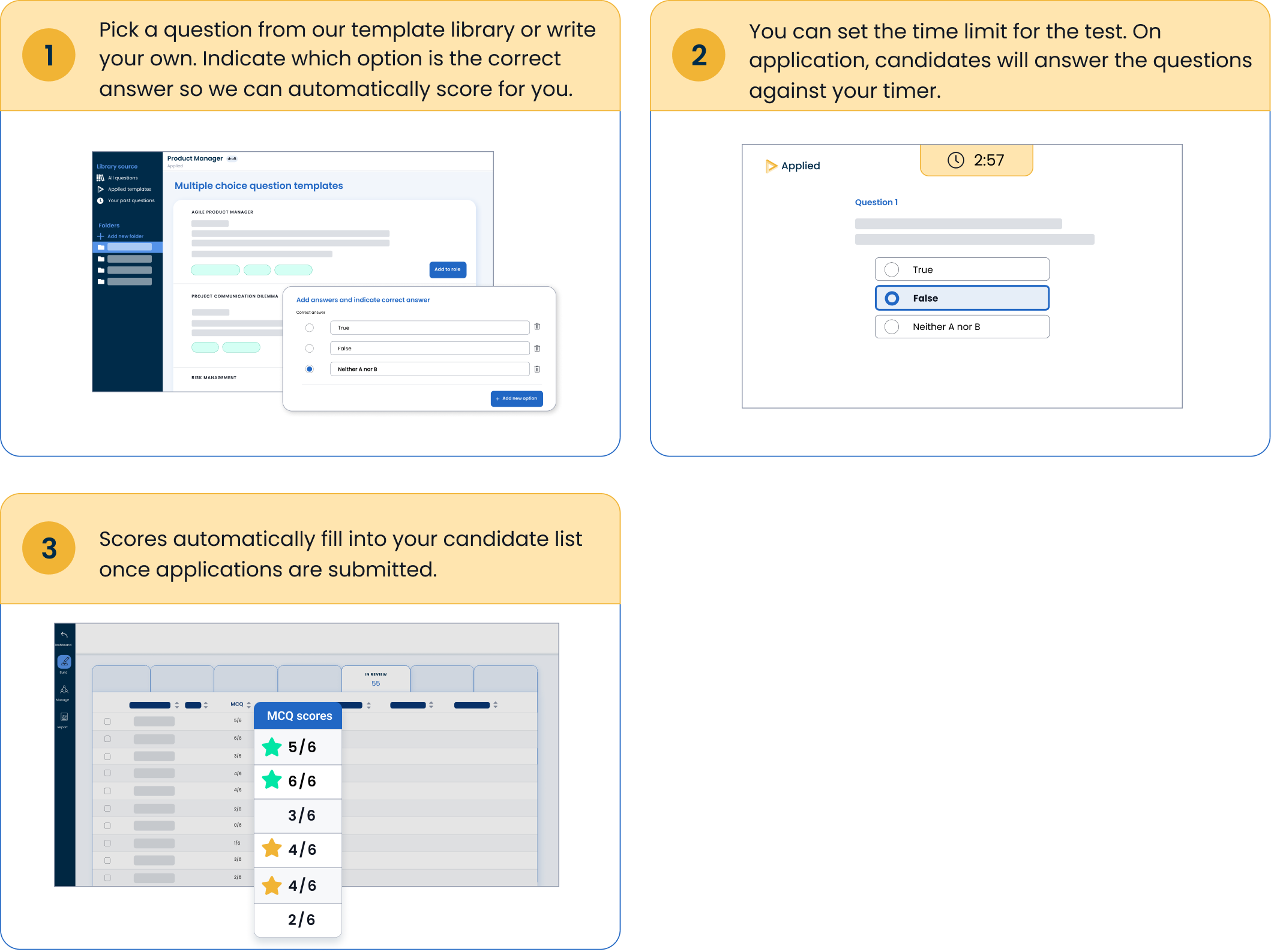 Multiple Choice Questions FAQ – Applied