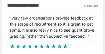 Overview of the feedback links shared with candidates – Applied
