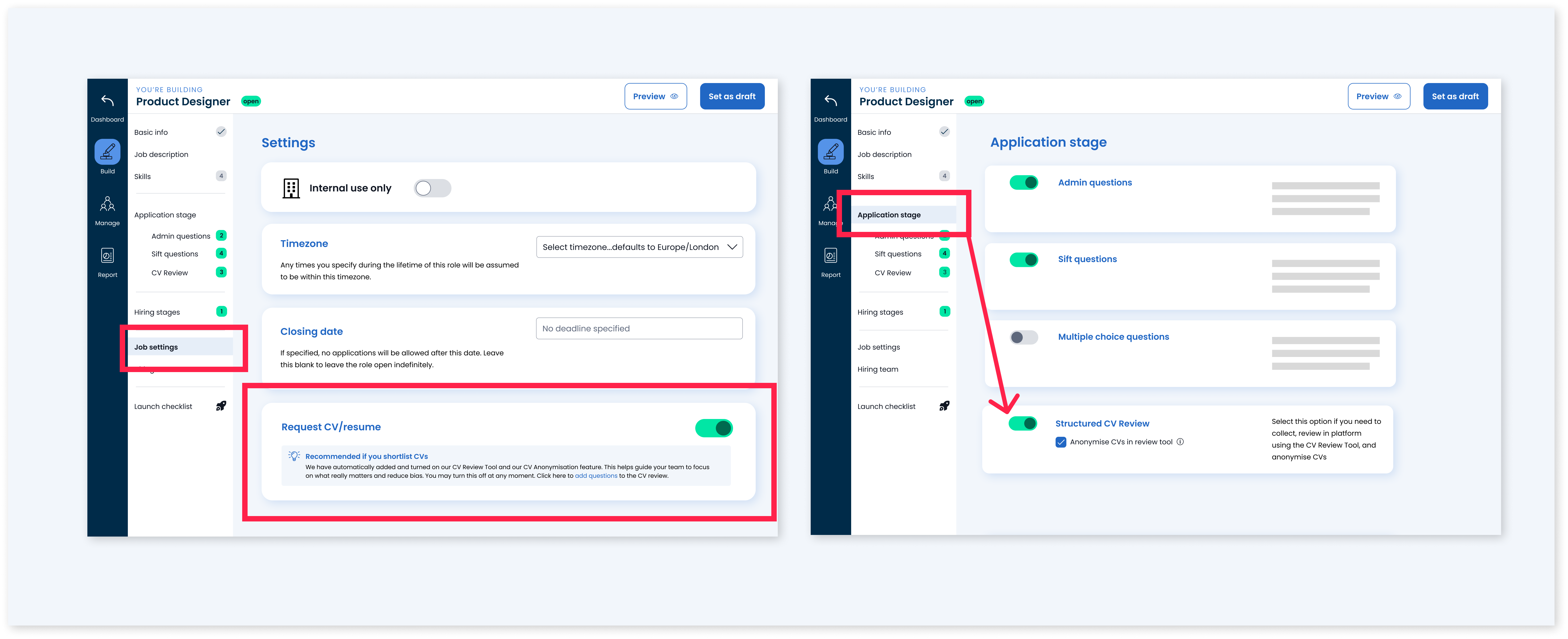 CV Anonymisation – Applied